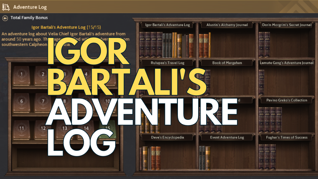 Igor Bartali’s Adventure Log - GAMINGMIDIUM